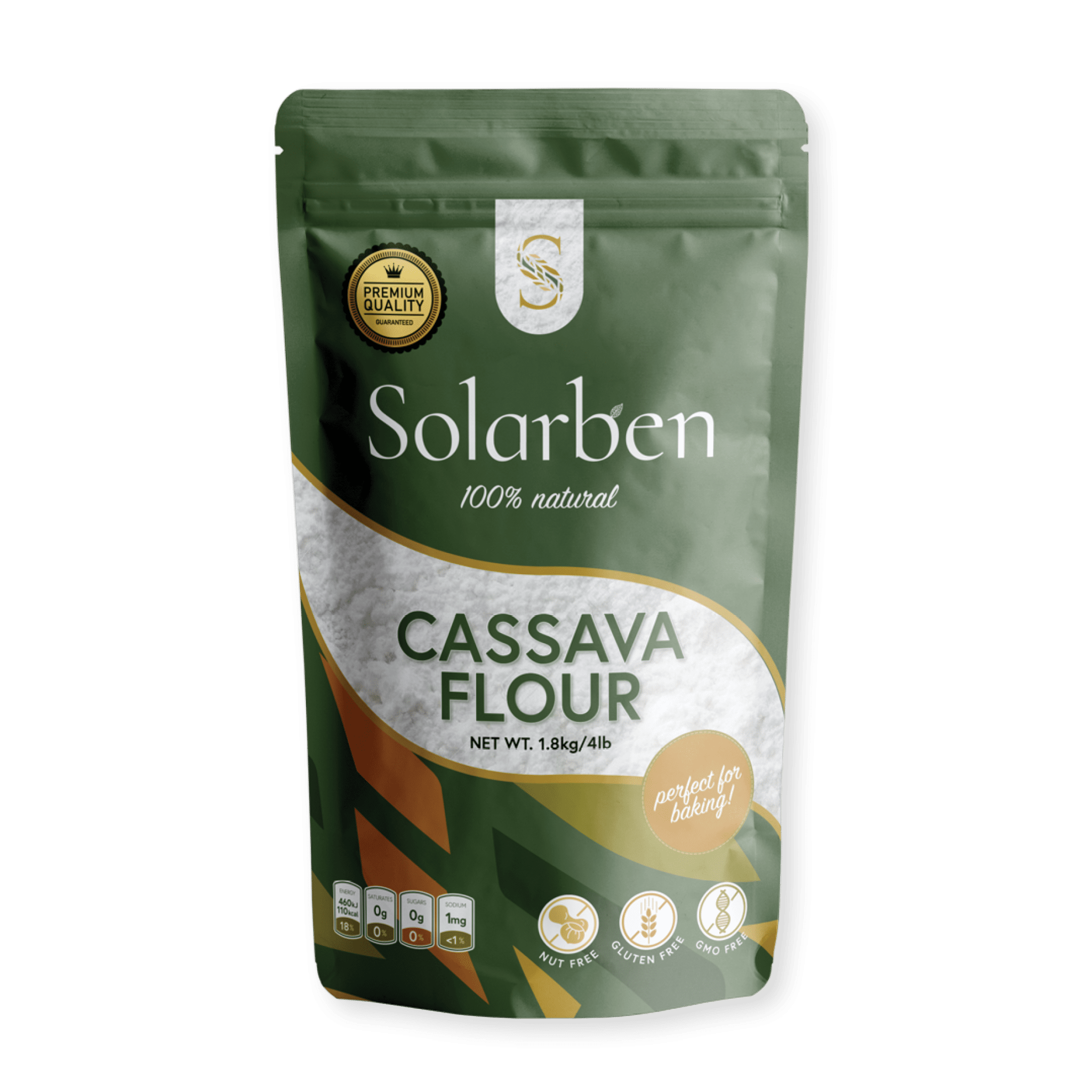 Solarben cassava flour 1.8kg - Solarben Foods