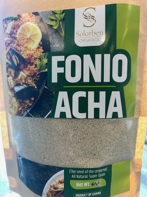 Solarben Organics White Fonio (Acha) 500g - Solarben Foods