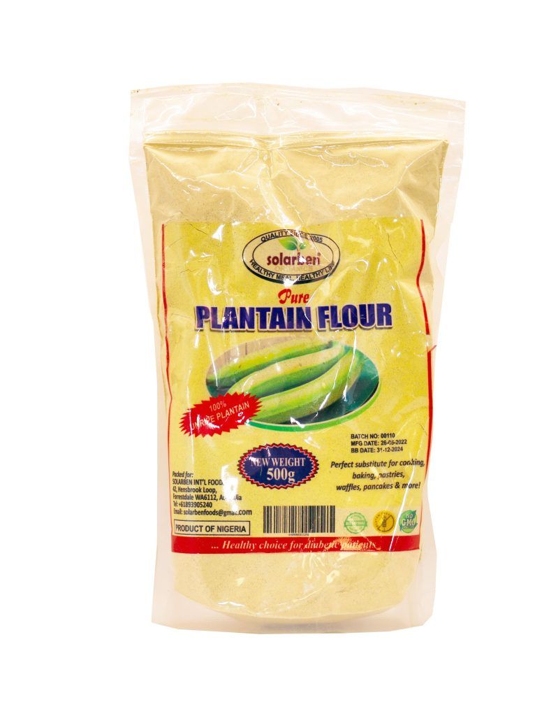 Solarben Plantain flour 500g - Solarben Foods
