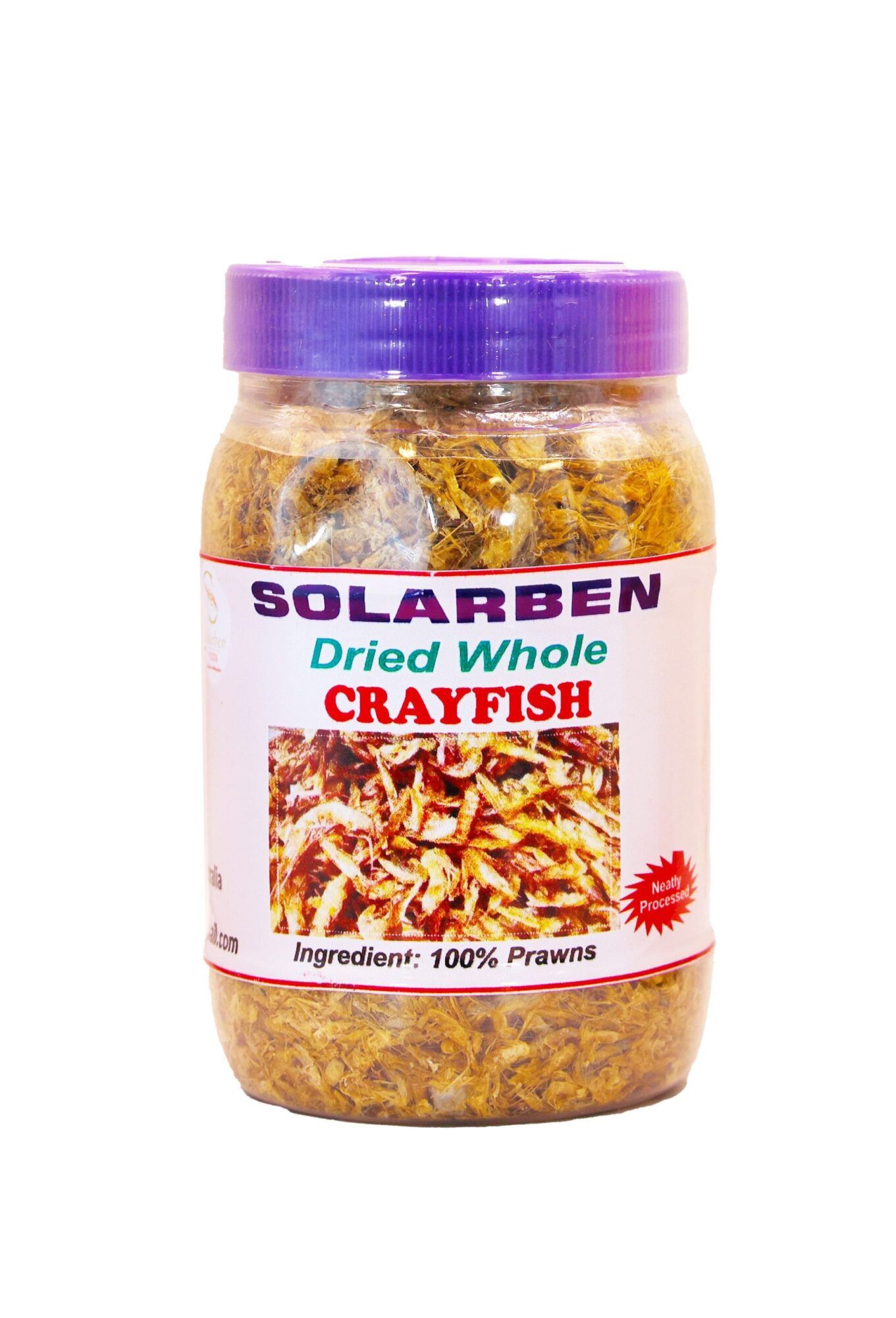 Solarben dried crayfish whole 200g - Solarben Foods